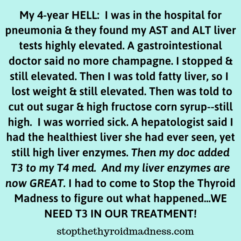Connection Between Hypothyroidism Of Any Cause And Your Liver Stop