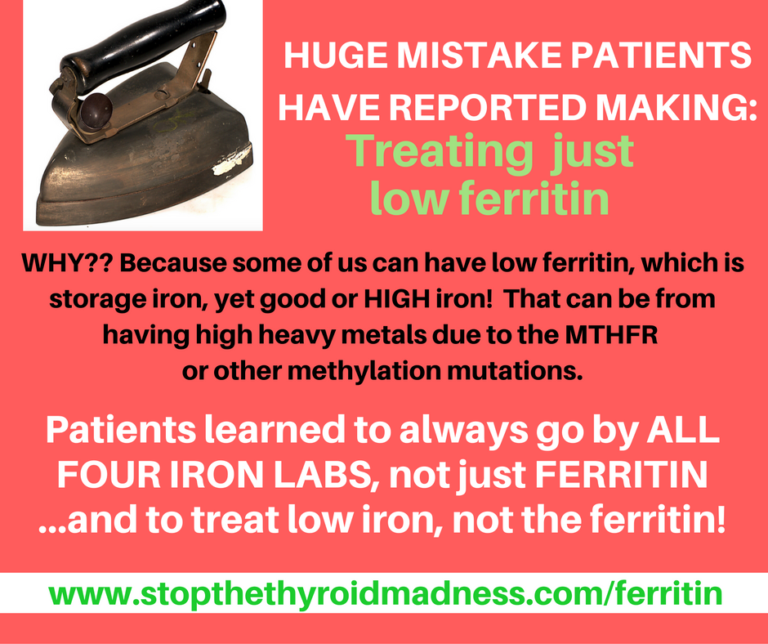 Iron and hypothyroidism - Stop The Thyroid Madness