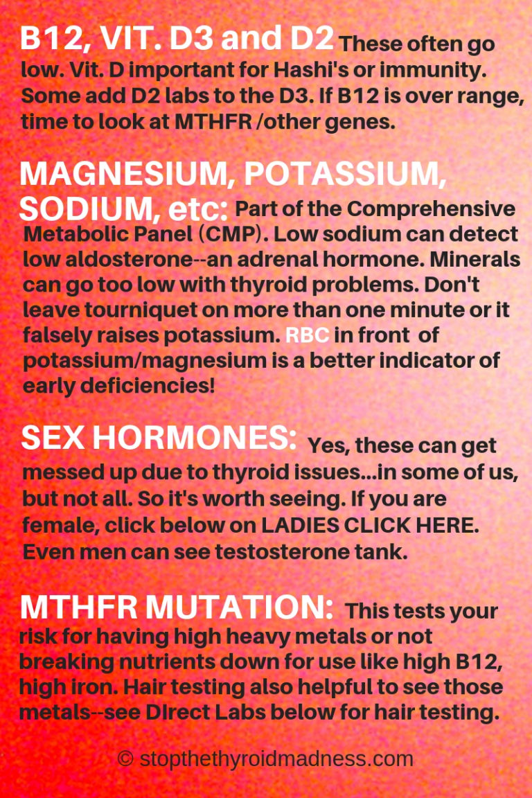 Recommended Labwork - Stop The Thyroid Madness Recommended Labwork - Stop The Thyroid Madness